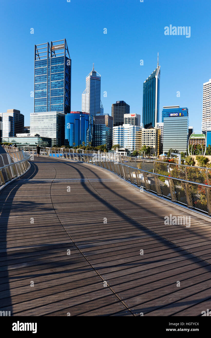 Elizabeth quay bridge perth hi-res stock photography and images - Alamy