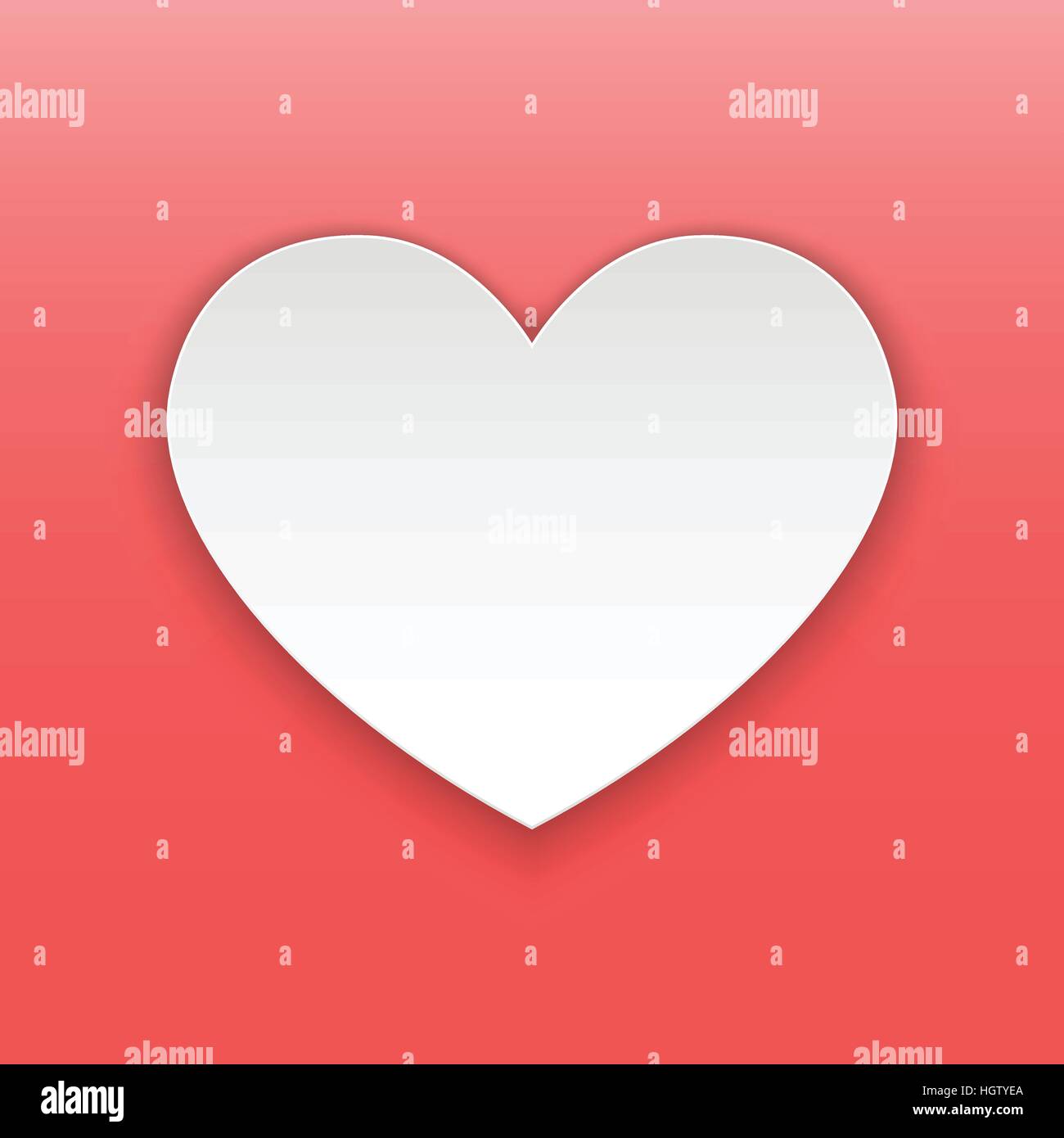 Heart paper concept vector illustration Stock Vector Image & Art - Alamy