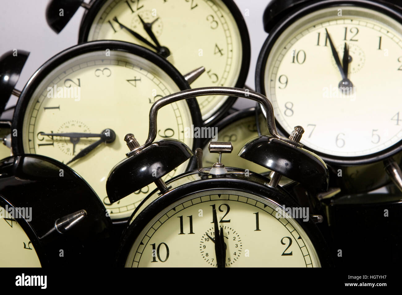 Multiple clocks background hi-res stock photography and images - Alamy