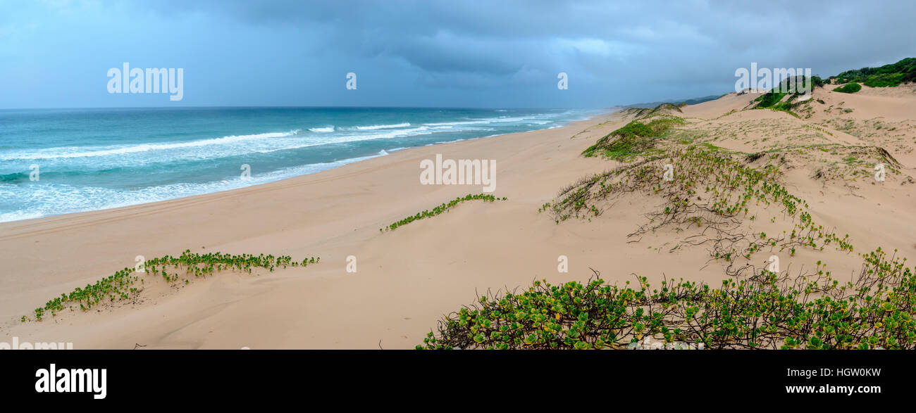 Storm at sea. Mabibi. Maputaland. KwaZulu Natal. South Africa Stock ...