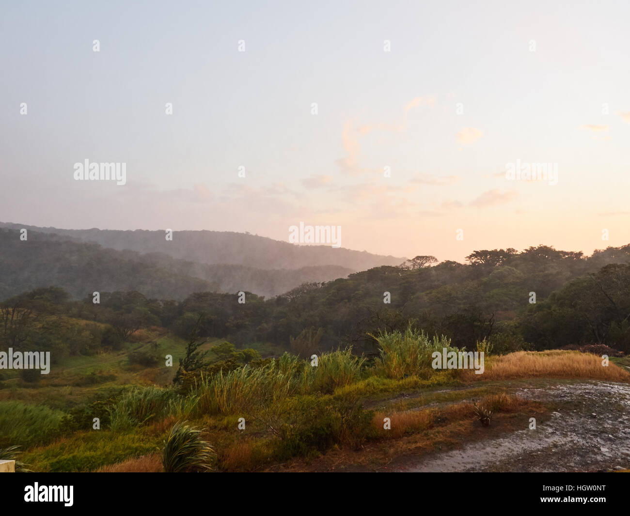 Raining clouds at Monteverde, Costa Rica Stock Photo - Alamy