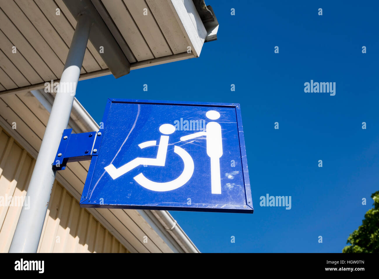 Handicapped Parking Only Sign Stock Photo - Alamy