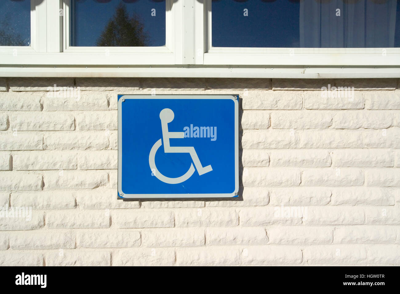 Handicapped Parking Only Sign Stock Photo - Alamy