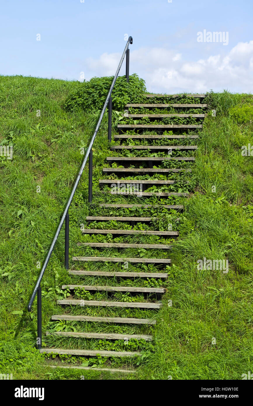 Upward steps stairs pathway path hi-res stock photography and images ...