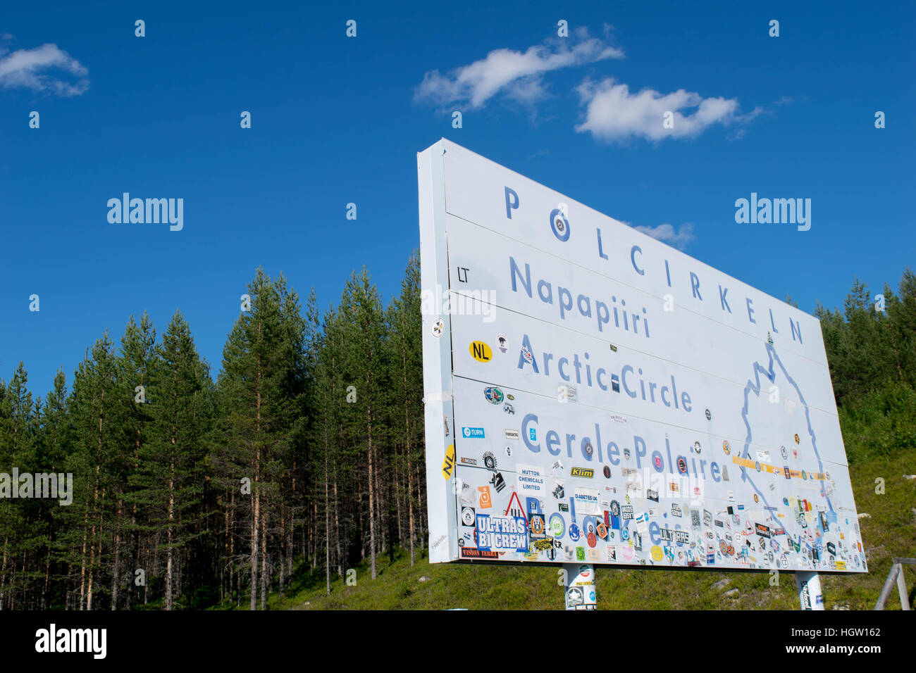 Arctic circle sign hi-res stock photography and images - Alamy