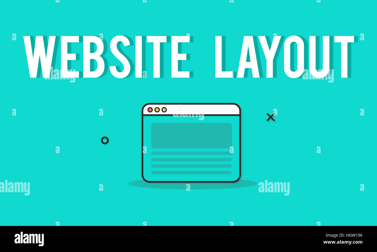 Web design template hi-res stock photography and images - Alamy