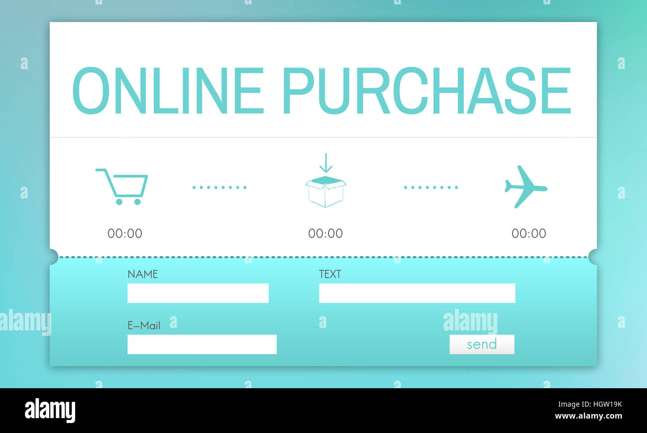 Online E-Commerce Shopping Interface Concept Stock Photo - Alamy