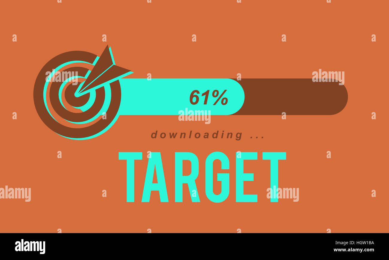 Target Success Strategy Performance Mission Concept Stock Photo - Alamy