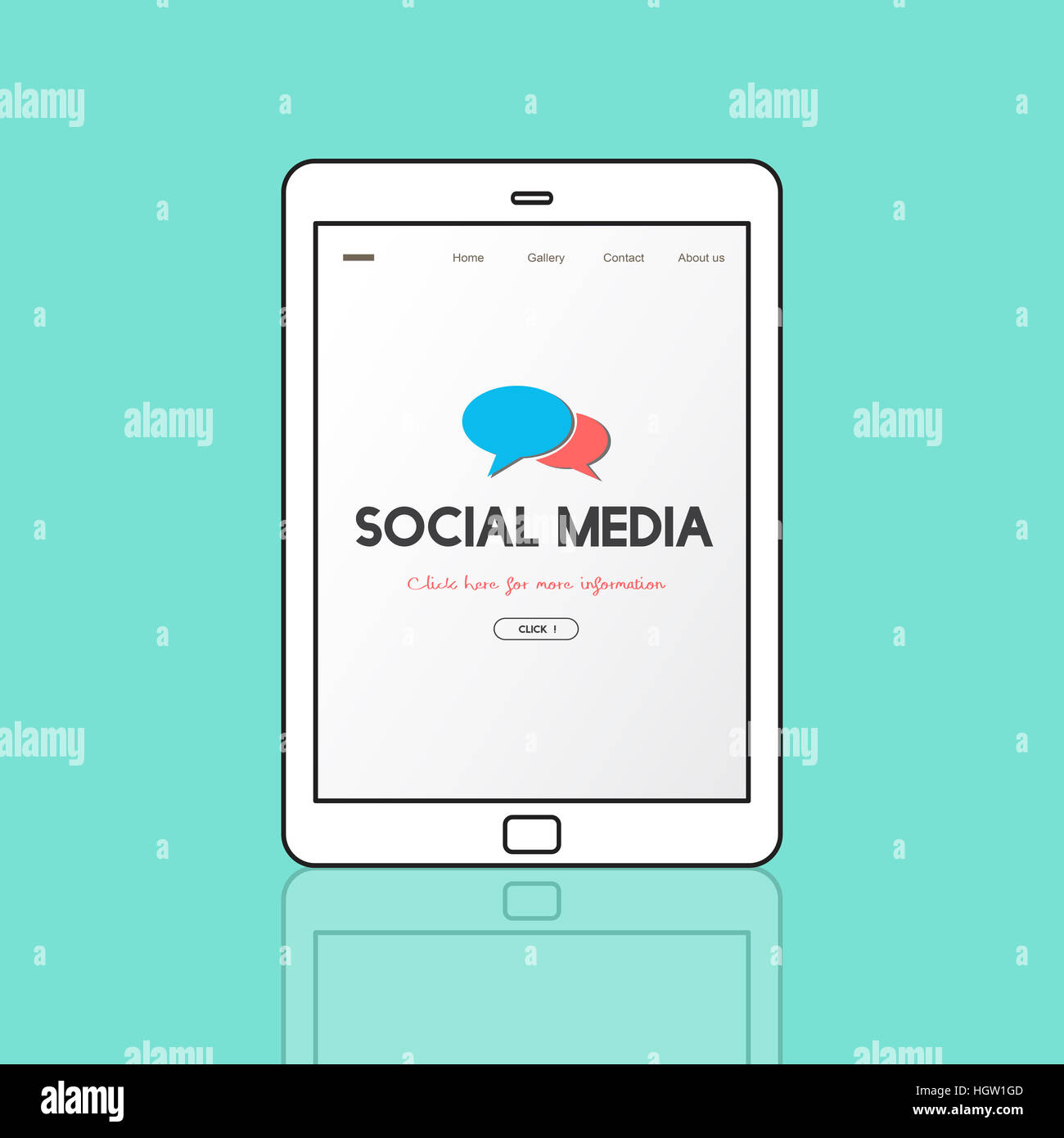 Social Blog Communication Connection Message Concept Stock Photo - Alamy