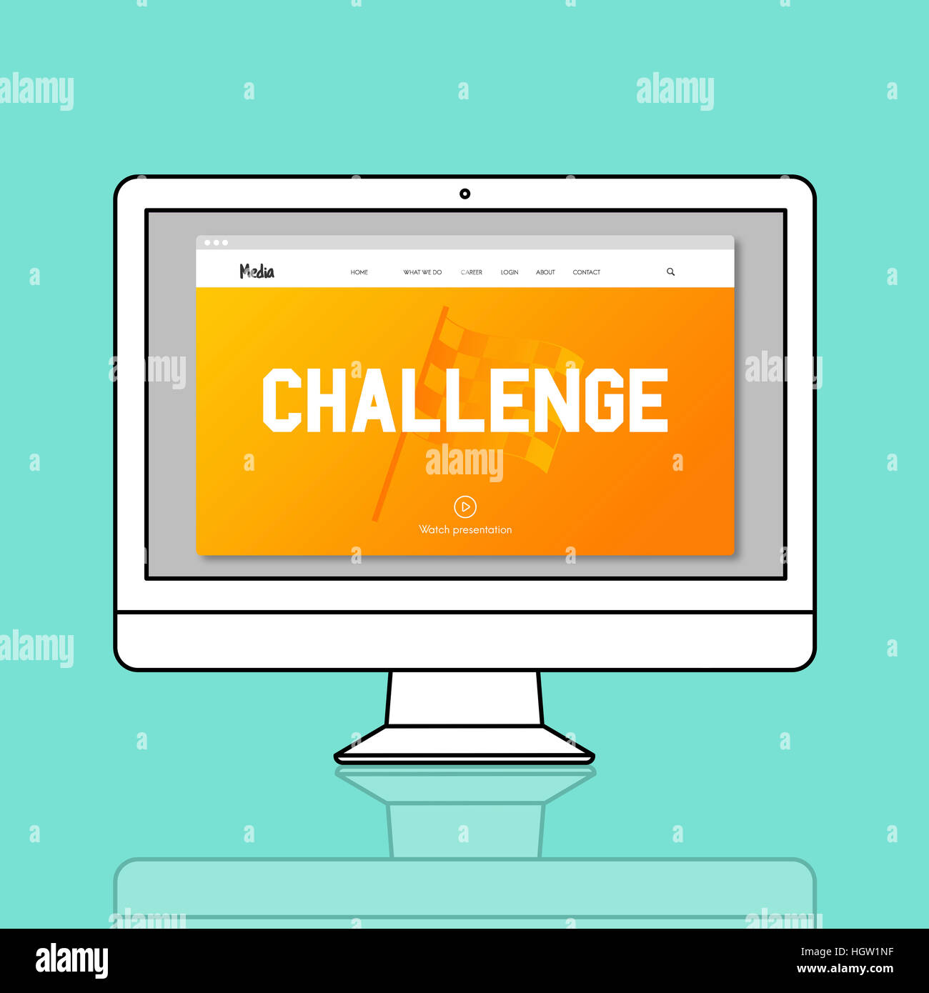 Challenge Goal Target Trial Skill Test Finish Concept Stock Photo - Alamy