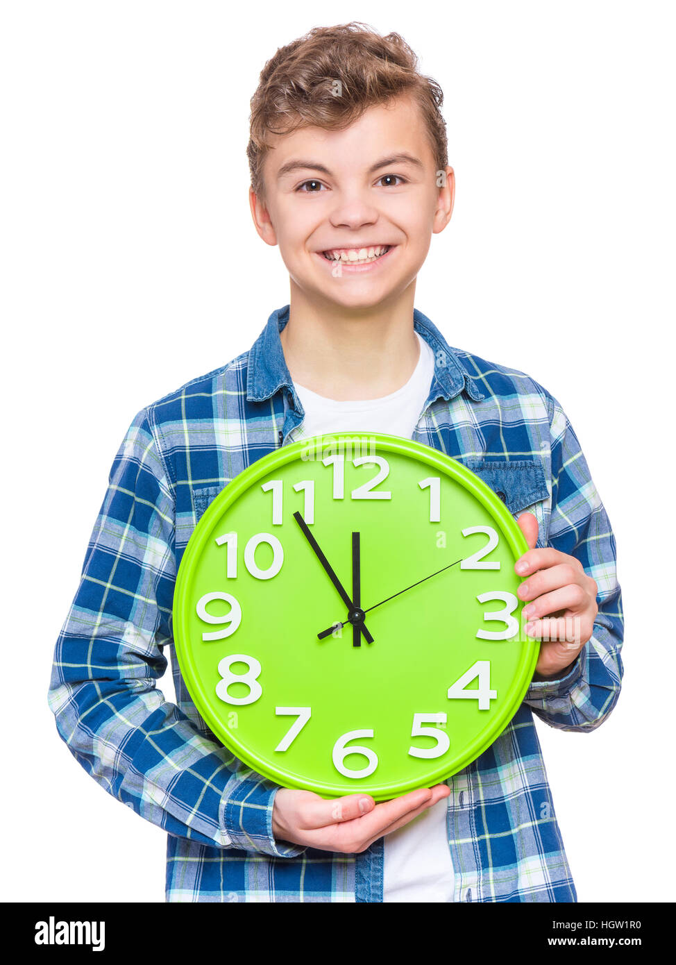 One hand clock hi-res stock photography and images - Alamy