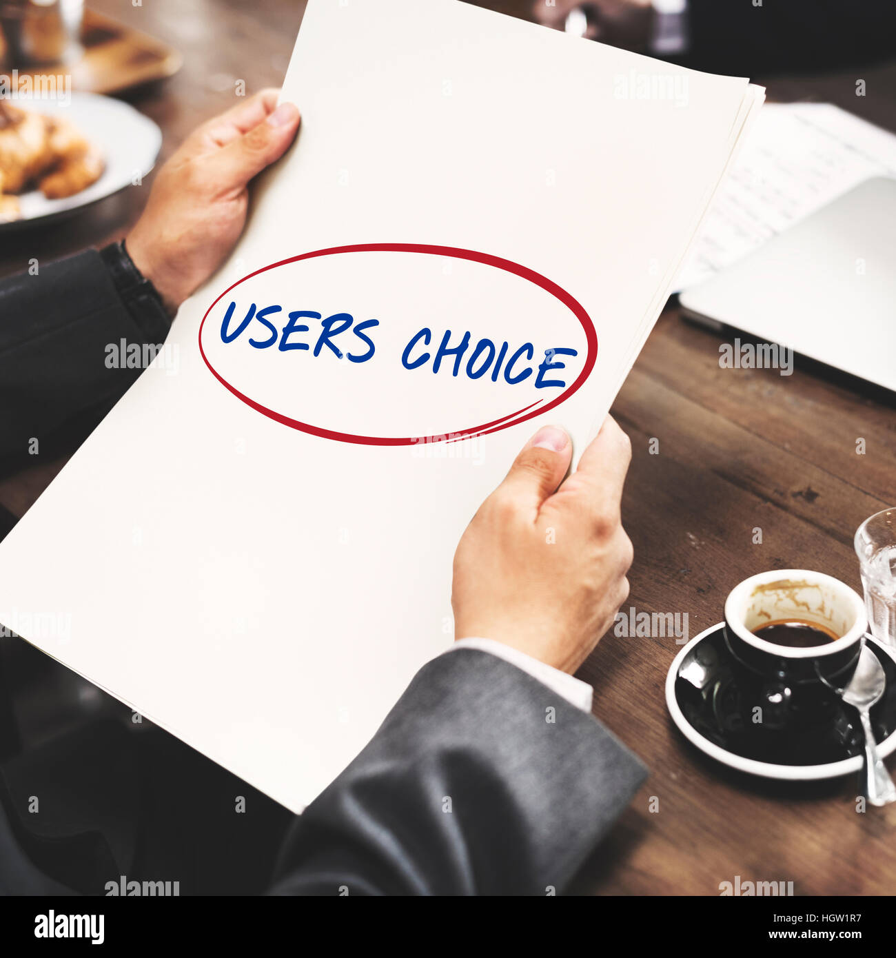 User Choice Interface Member Identity System Concept Stock Photo - Alamy