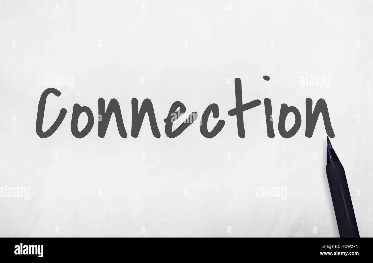 Connection Corporate Teamwork Collaboration Concept Stock Photo - Alamy