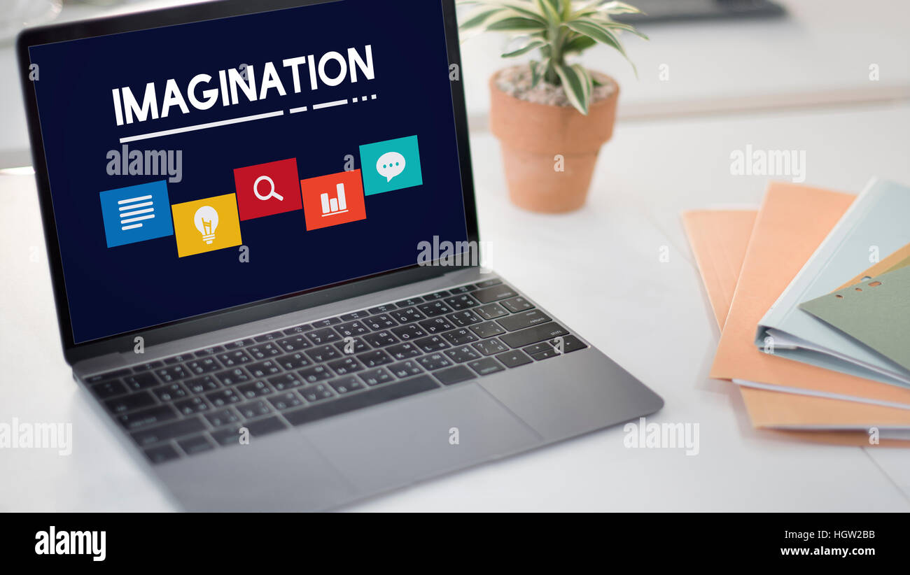 Creative Ideas Icon Boxes Concept Stock Photo - Alamy