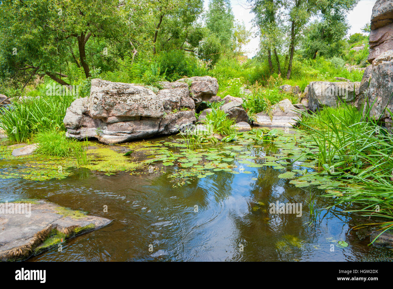 Landscape stone lilies hi-res stock photography and images - Alamy