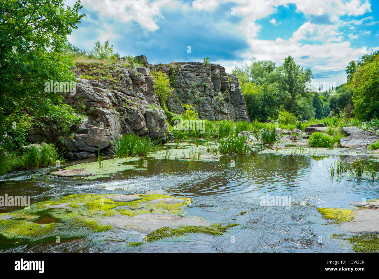 The scenic nature of Ukrainian canyon Stock Photo - Alamy