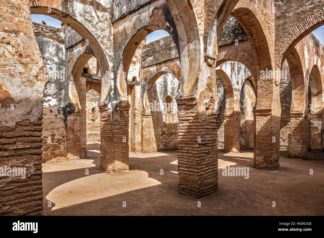 Morocco rabat chellah necropolis interior hi-res stock photography and ...