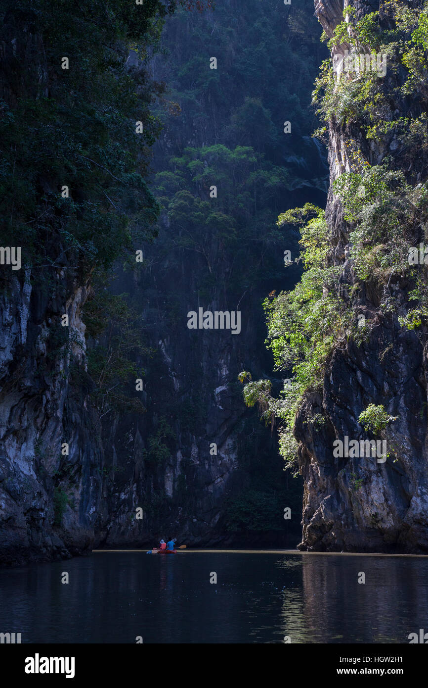 Kayaking, Krabi, Thailand Stock Photo - Alamy