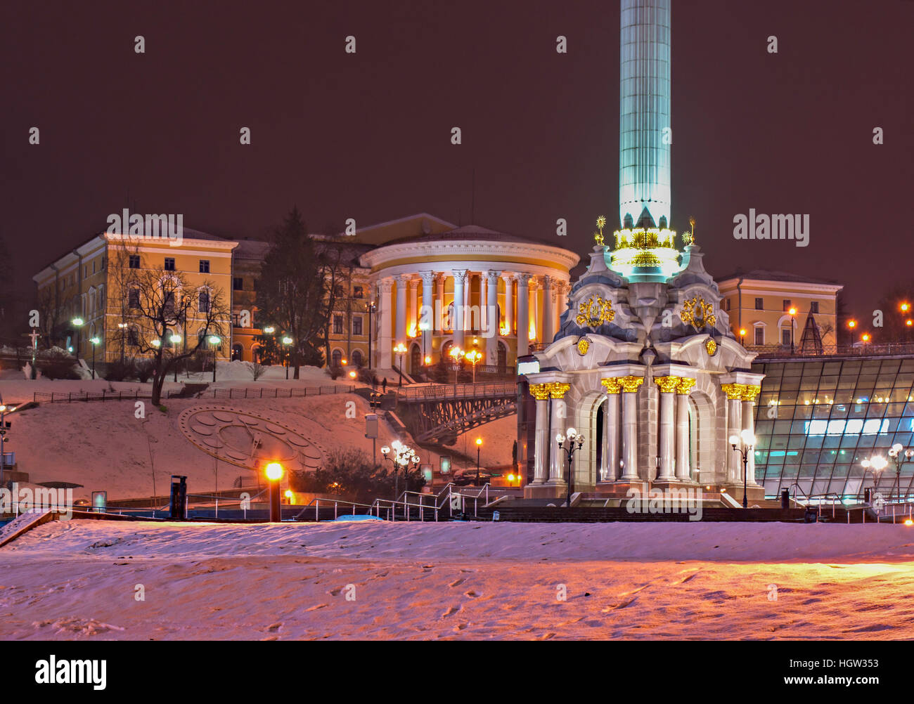 october palace(International Center of Culture and Arts) was designed ...