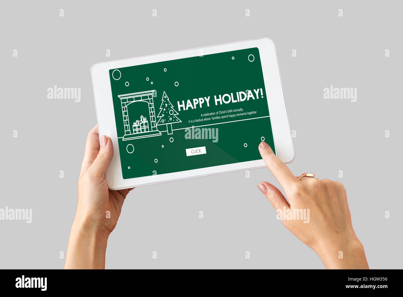 Happy Holiday Break Celebrate Party Enjoyment Concept Stock Photo - Alamy