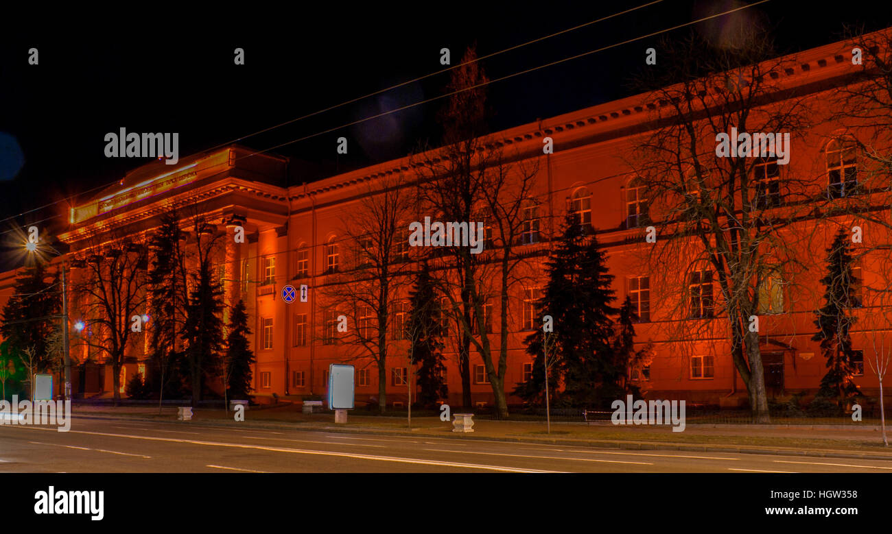 The red University building is is the principal and oldest campus of ...
