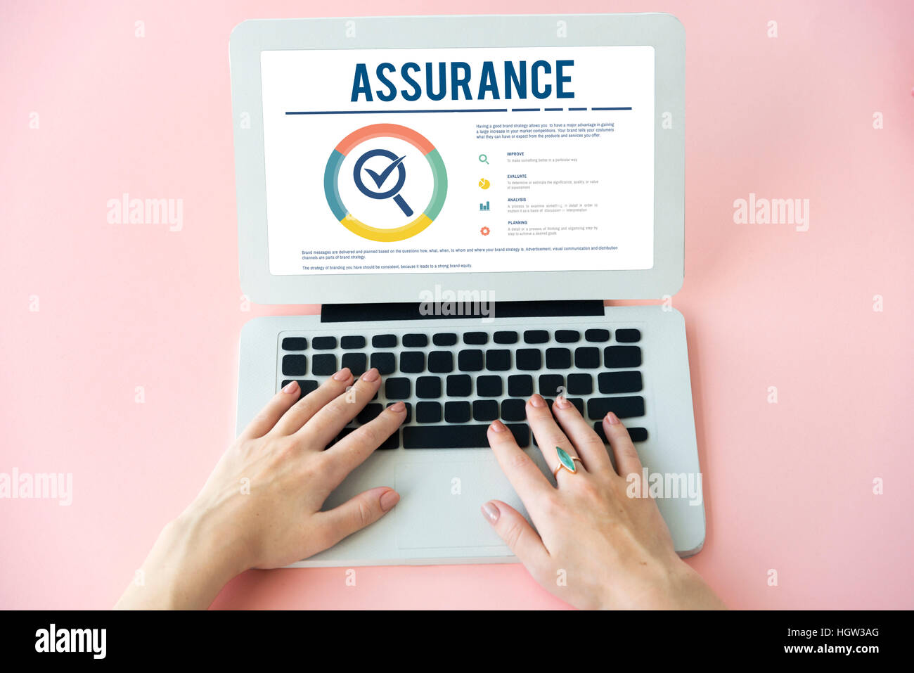 Assurance Warranty Guarantee Standard Concept Stock Photo - Alamy