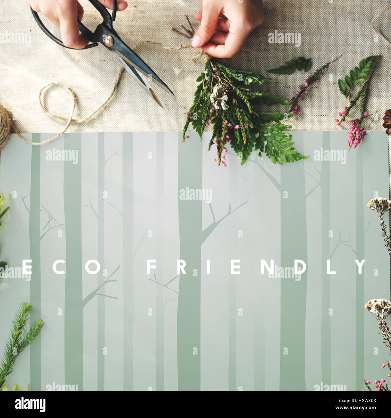 Nature Ecology Go Green Concept Stock Photo - Alamy