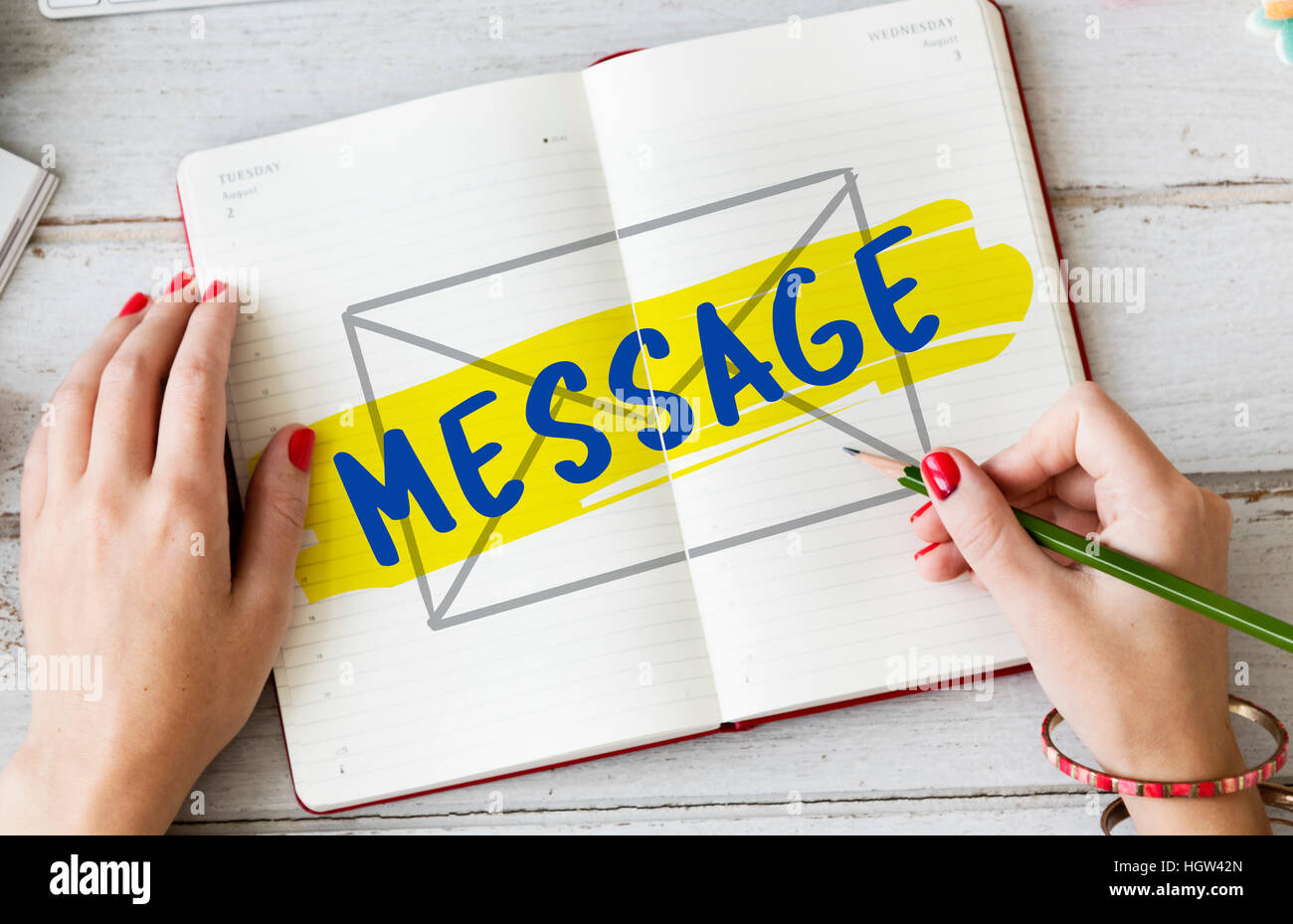 Message Communication Connection Contact Concept Stock Photo - Alamy