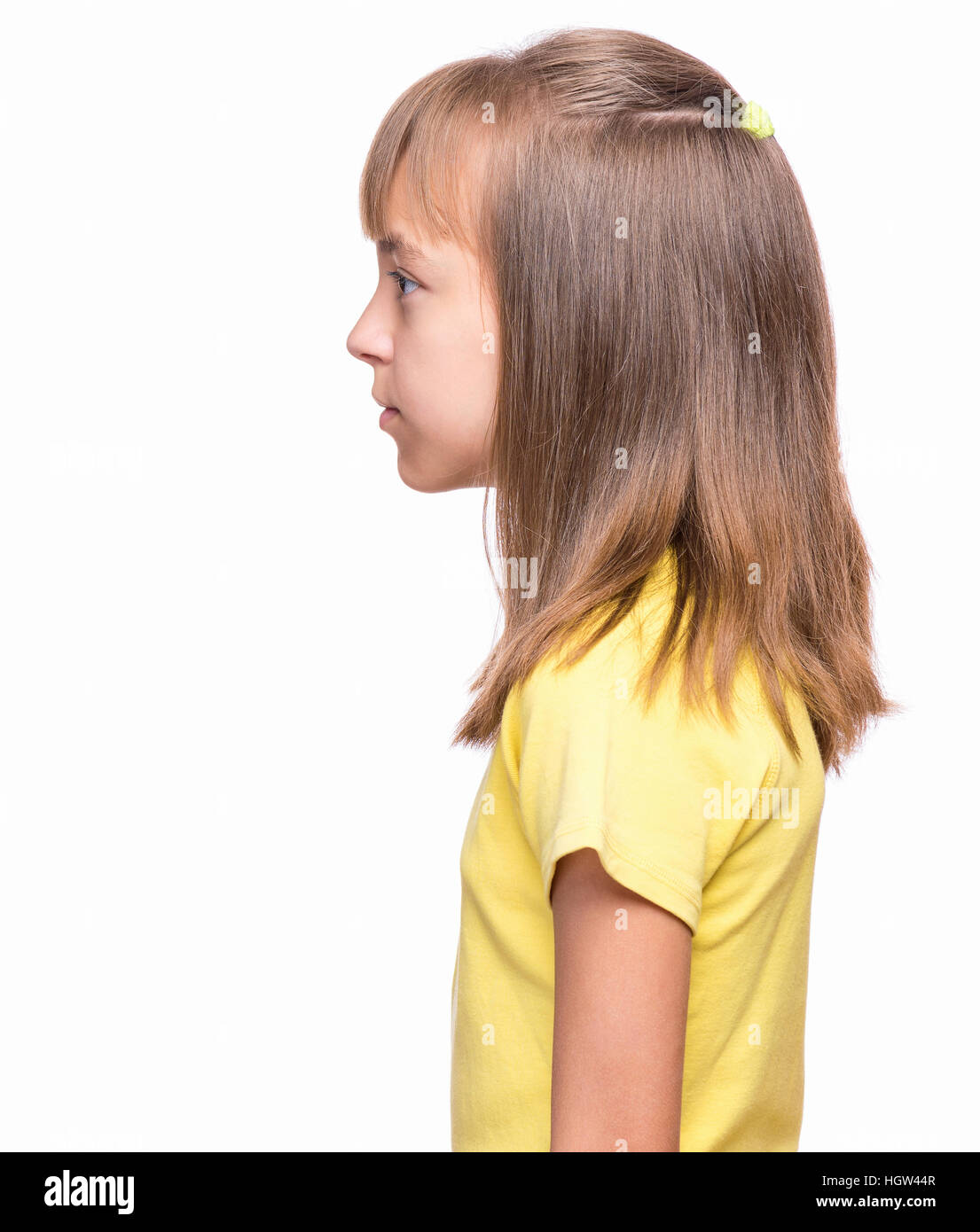 Emotional portrait of girl Stock Photo - Alamy