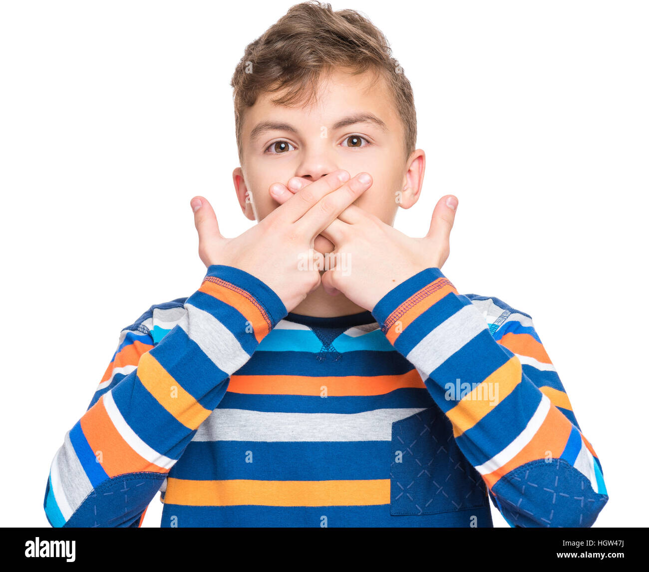 Boy speak hi-res stock photography and images - Alamy