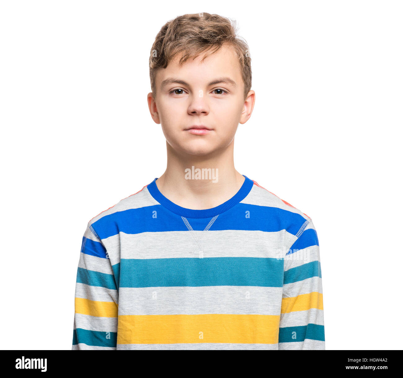 Emotional portrait of teen boy Stock Photo - Alamy