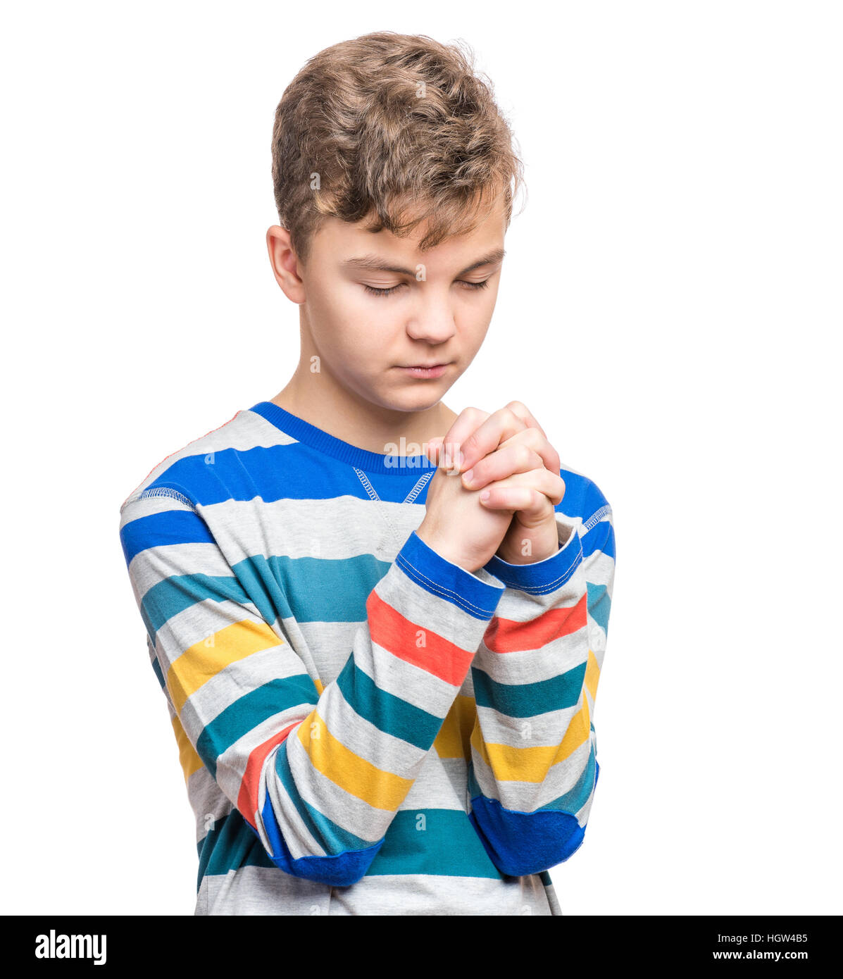 Teen boy emotional portrait hi-res stock photography and images - Alamy