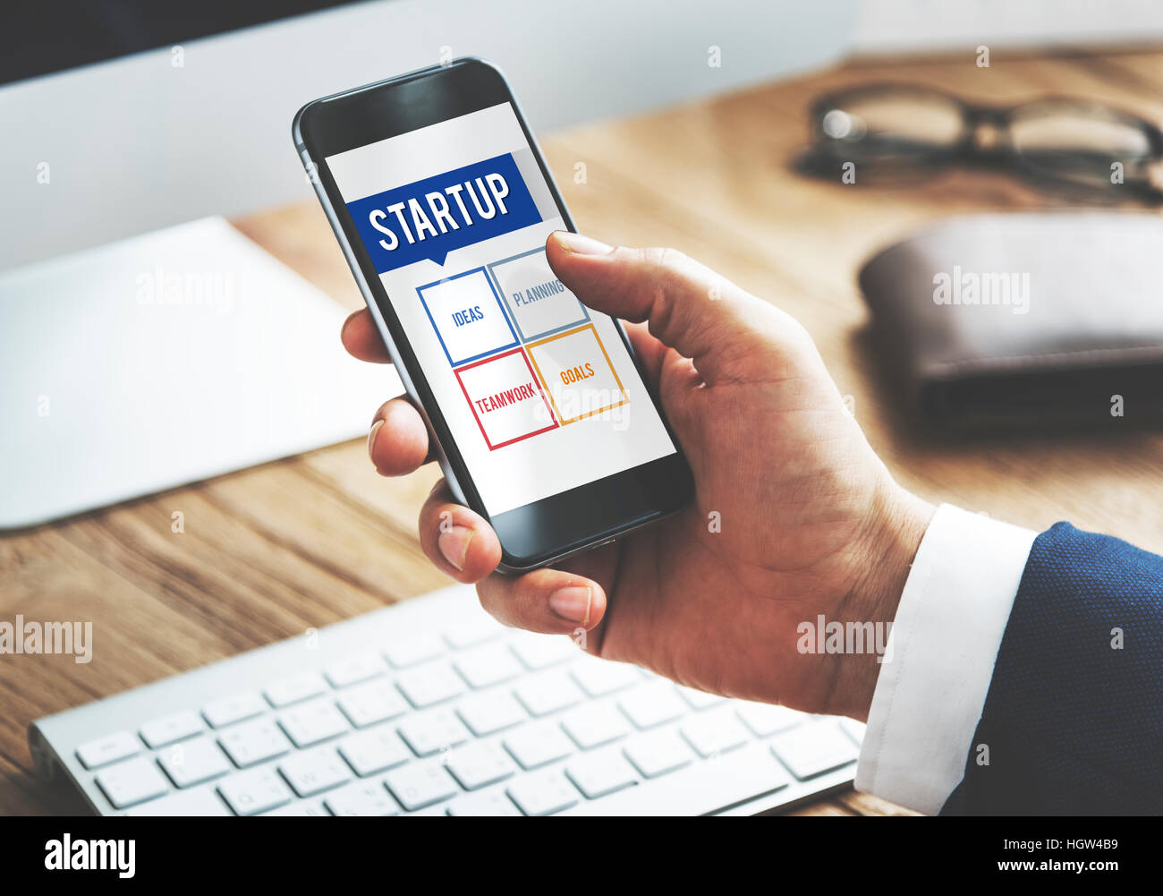 Startup Business Development Enterprise Vision Concept Stock Photo - Alamy