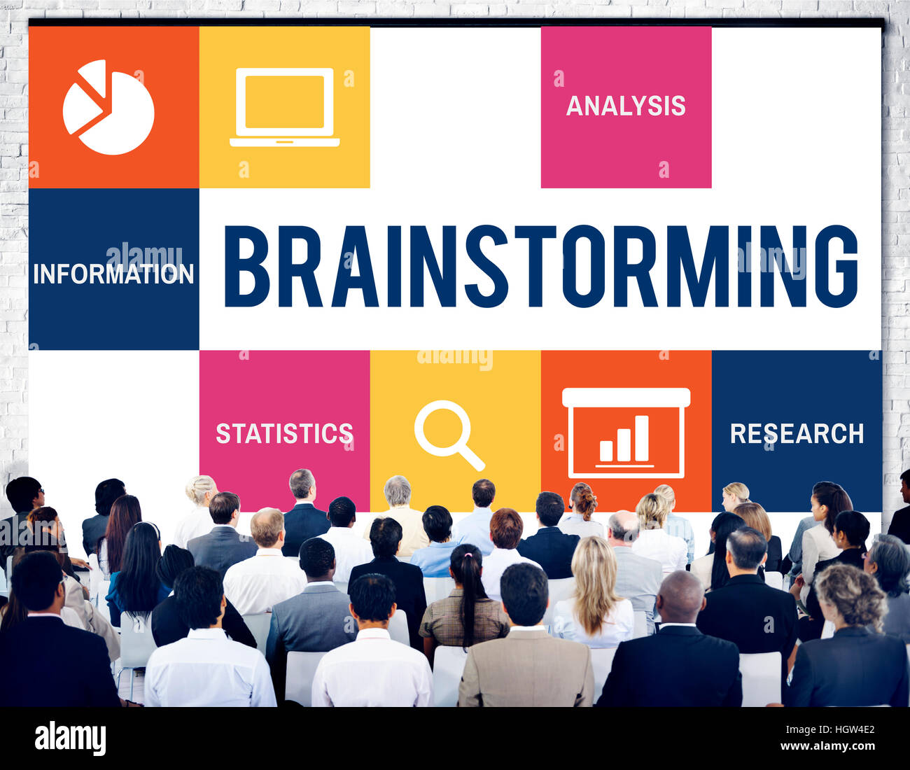 Discussion Corporate Presentation Strategy Concept Stock Photo - Alamy