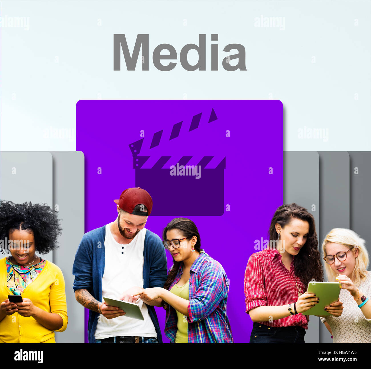 Cinema Media Movies Entertainment Concept Stock Photo - Alamy