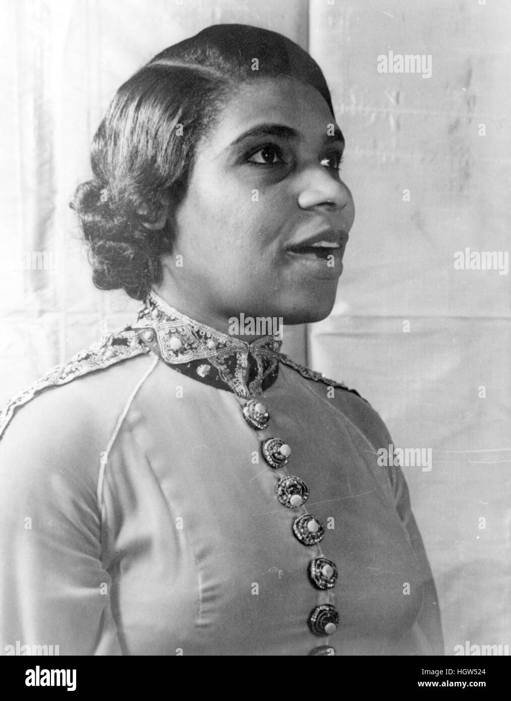 Marian Anderson 1897 1993 American Contralto Singer In 1940 Stock