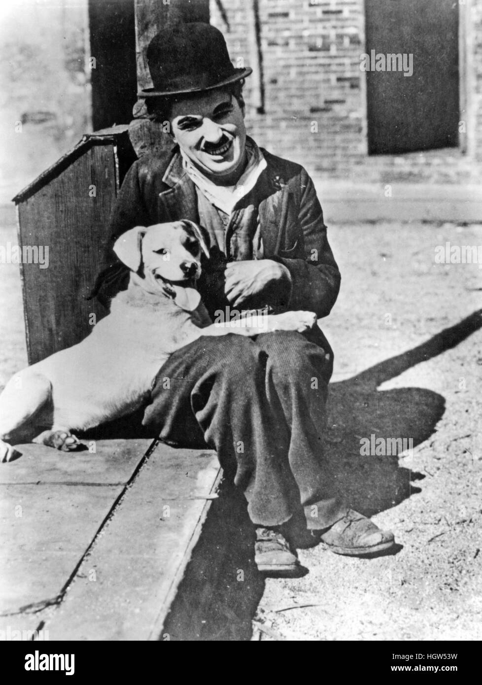Dog's life chaplin Black and White Stock Photos & Images - Alamy