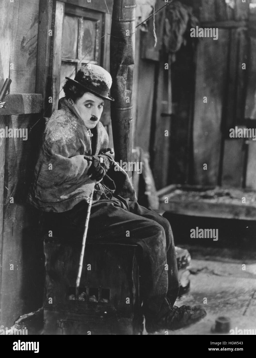 THE GOLD RUSH 1925 United Artists film with Charlie Chaplin Stock Photo ...