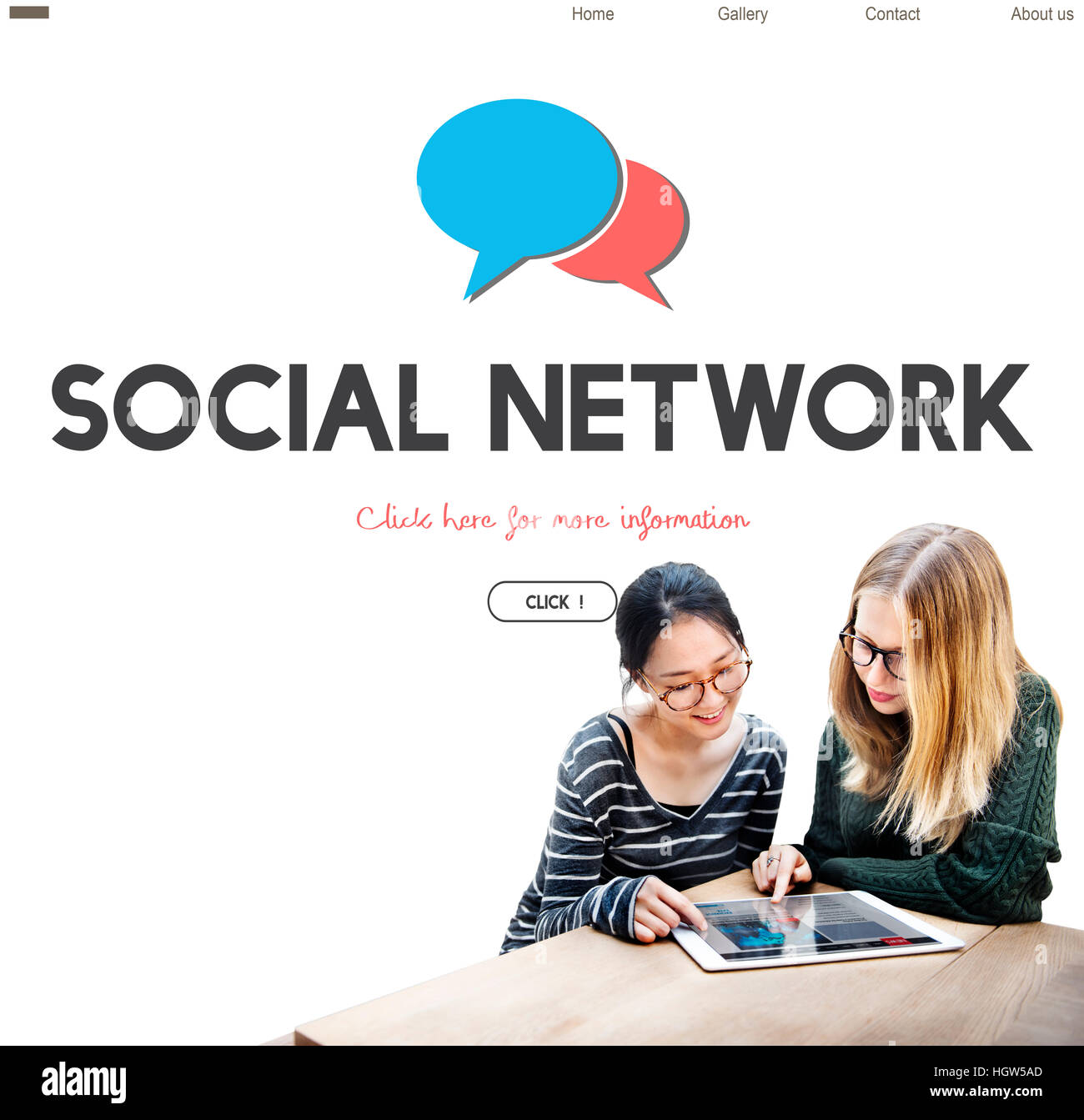 Social Blog Communication Connection Message Concept Stock Photo - Alamy