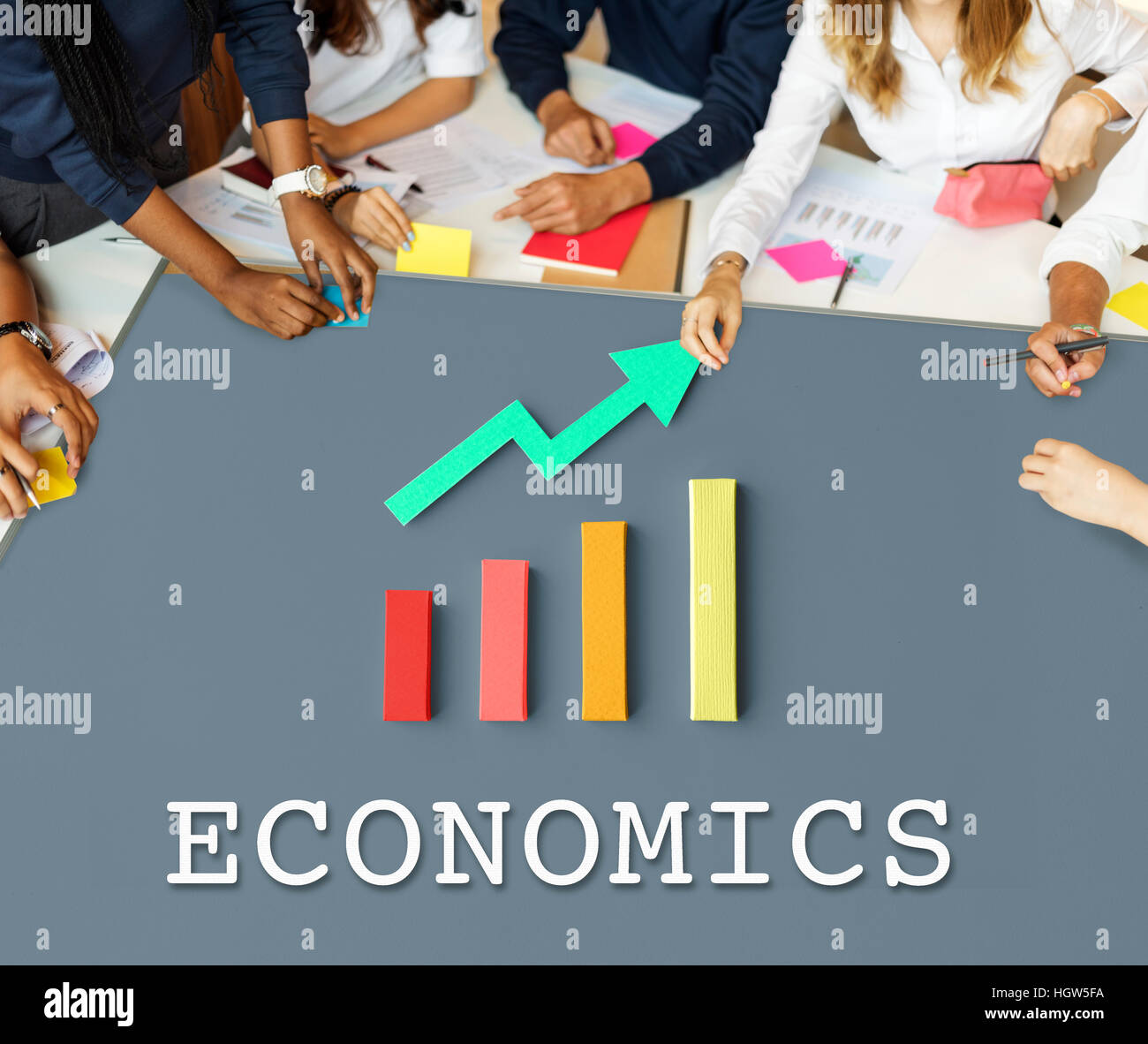 Finance Economic Progress Analysis Concept Stock Photo - Alamy