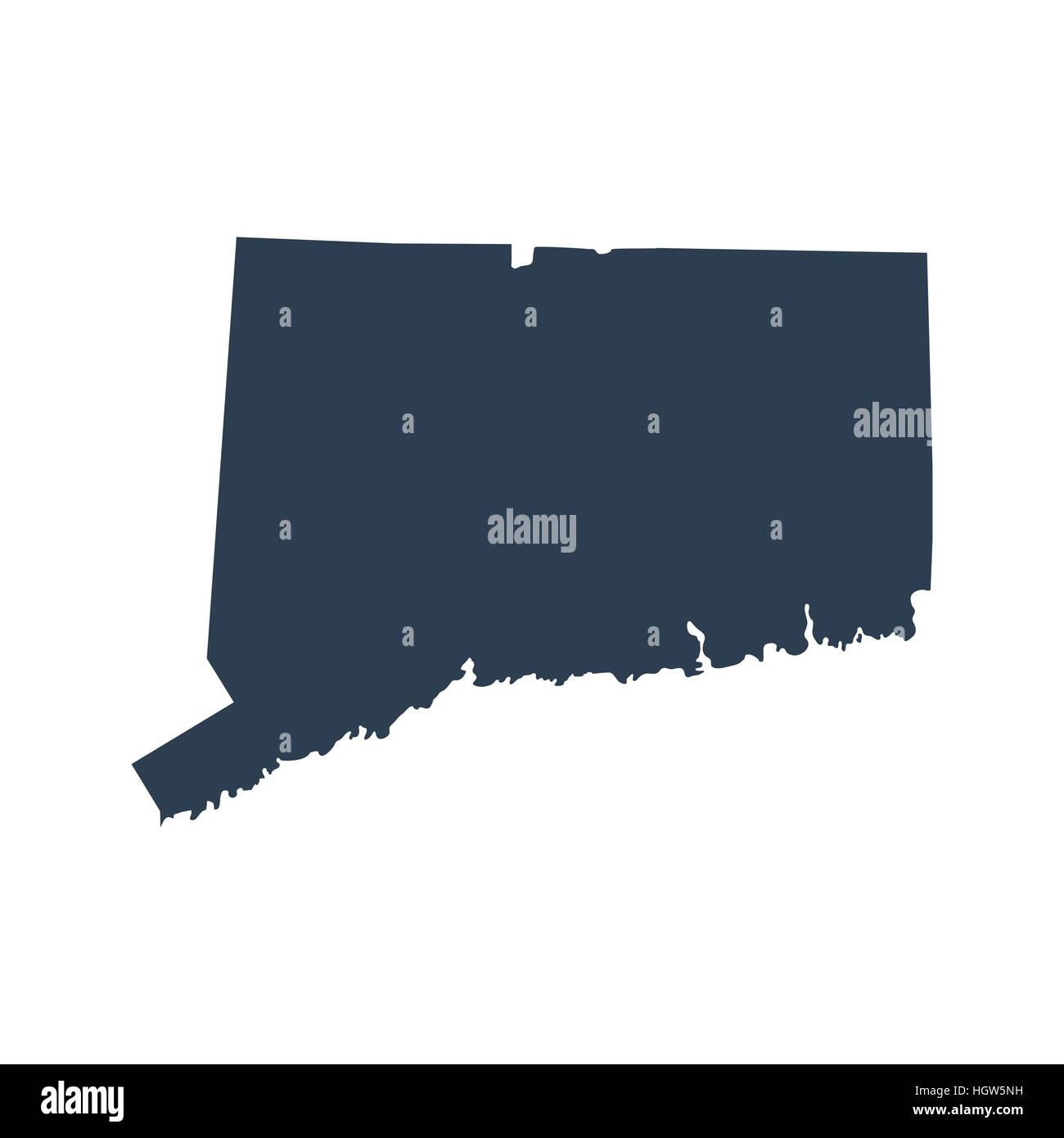 Map of connecticut state Stock Vector Images - Alamy
