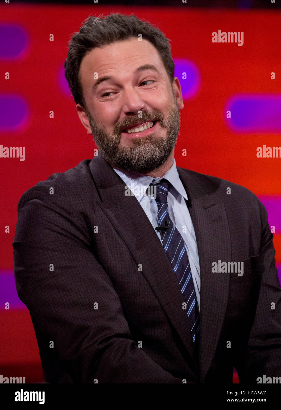 Ben Affleck during filming of the Graham Norton Show at The London ...