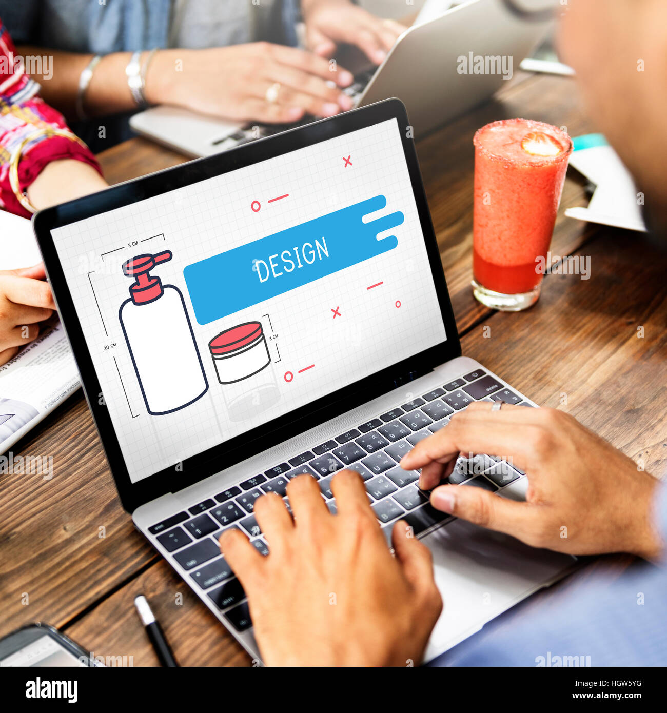 Product Brand Design Ideas Imagination Cosmetics Concept Stock Photo ...