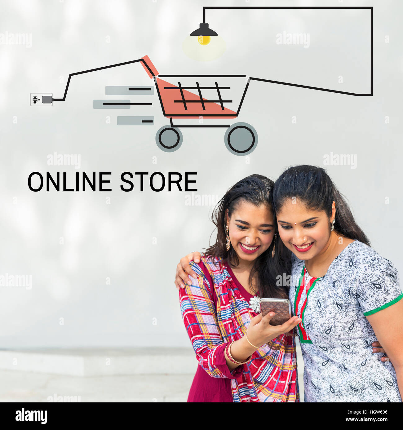 Online Shopping Online Payment Concept Stock Photo - Alamy