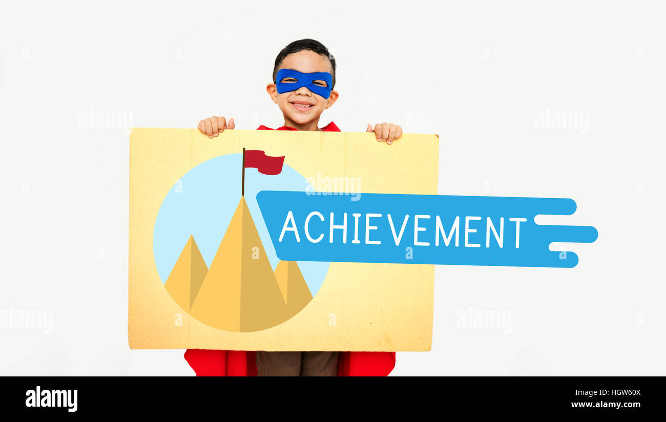 Achievement Challenge Success Rock Climbing Mountain Concept Stock ...