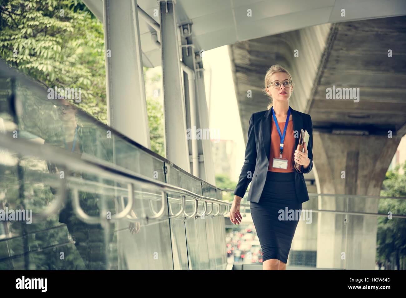 Businesswoman Vision Strategy the Way Forward Concept Stock Photo - Alamy