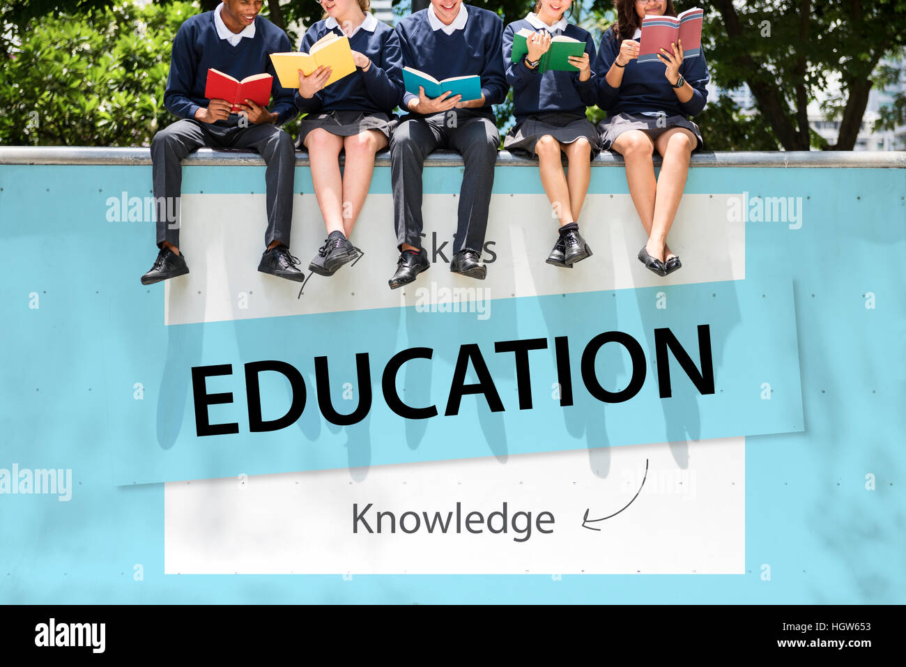 Education Knowledge Skills Learning Concept Stock Photo - Alamy
