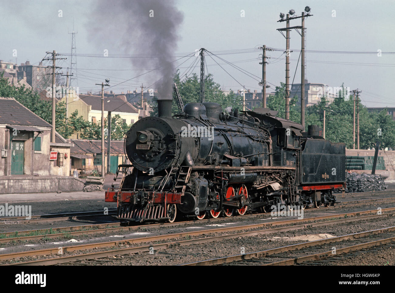 Steam Trains, China, 1980 Stock Photo - Alamy