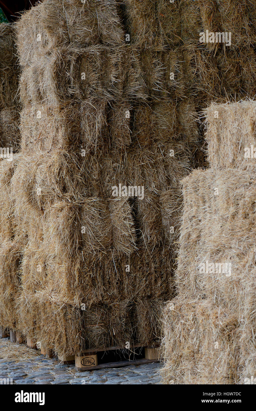 Heuballlen, Heu, Heuernte Stock Photo - Alamy