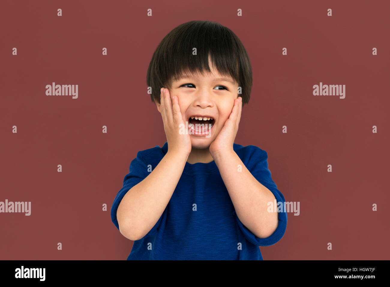 Screeming fun face hi-res stock photography and images - Alamy